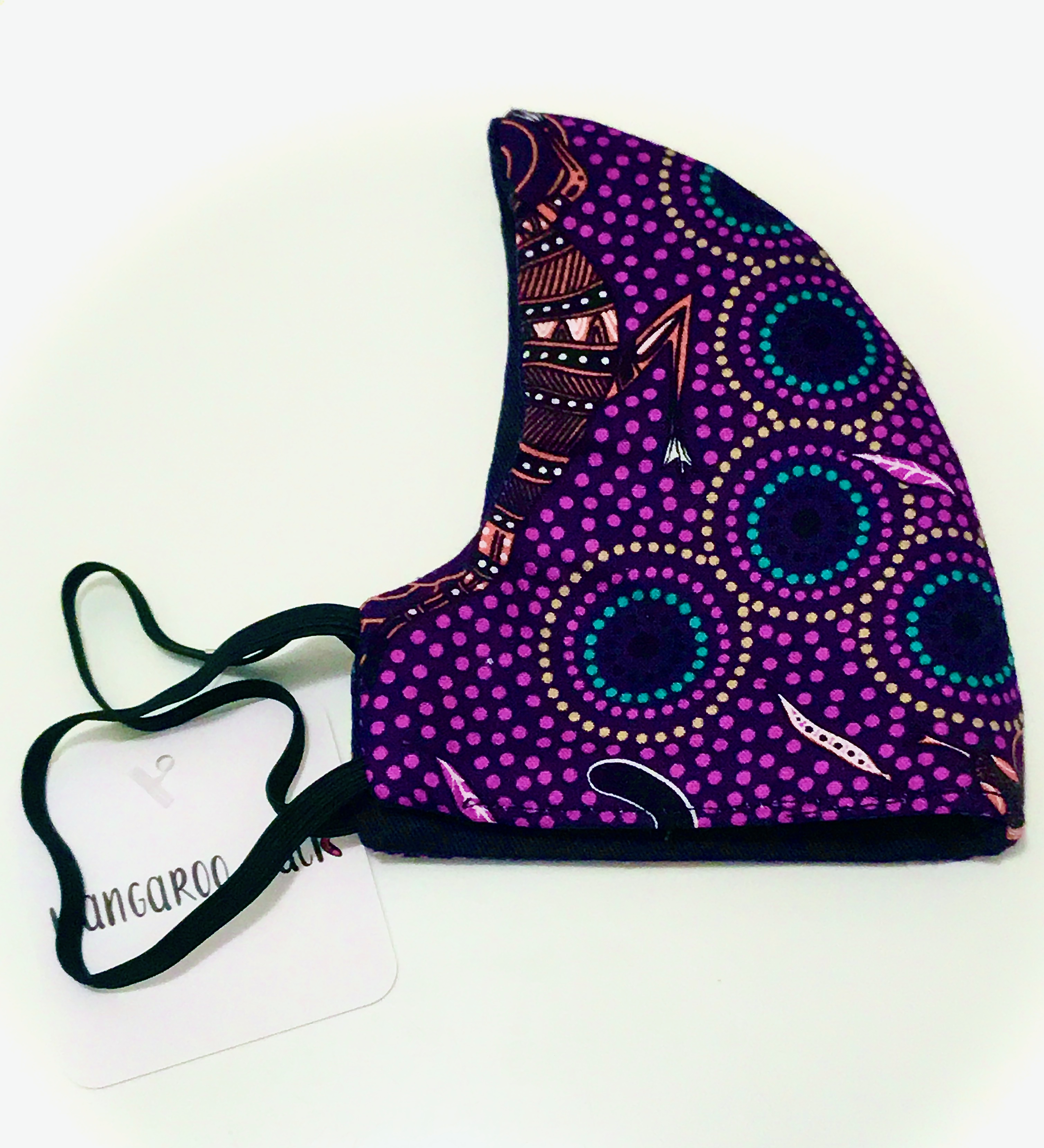 Face Mask – Small (Adult) – Around The Waterhole Purple by Australian ...